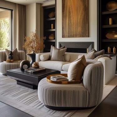Luxury Living Room Ideas with The high-grade fabric