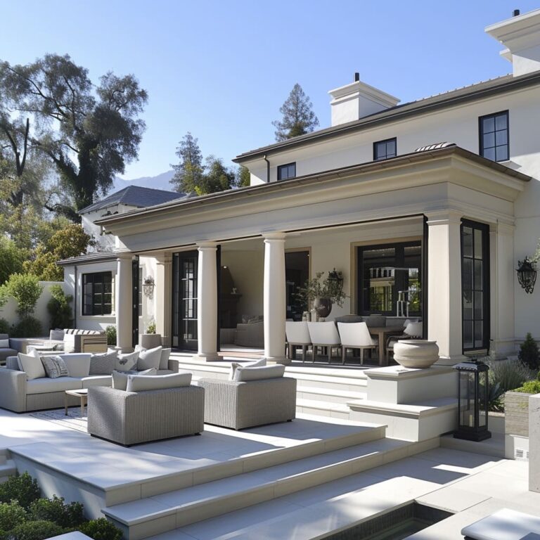 The Art of Transitional Style Outdoor Sitting Spaces