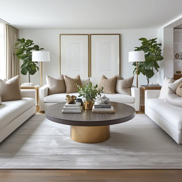 A Guide to Refined Modern Luxe Living Room Interior Design