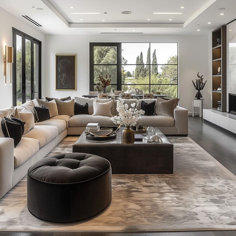 Designing Duality: Strength and Softness in Living Rooms