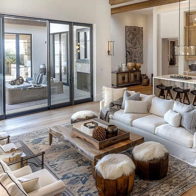 Rustic Luxurious Farmhouse Style Interior Design Ideas