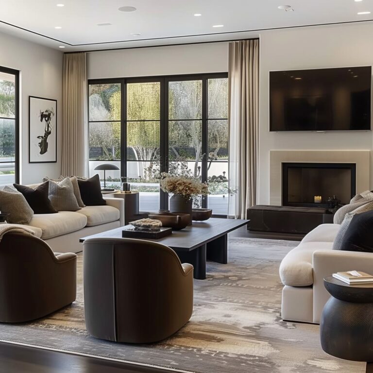 Designing Duality: Strength and Softness in Living Rooms