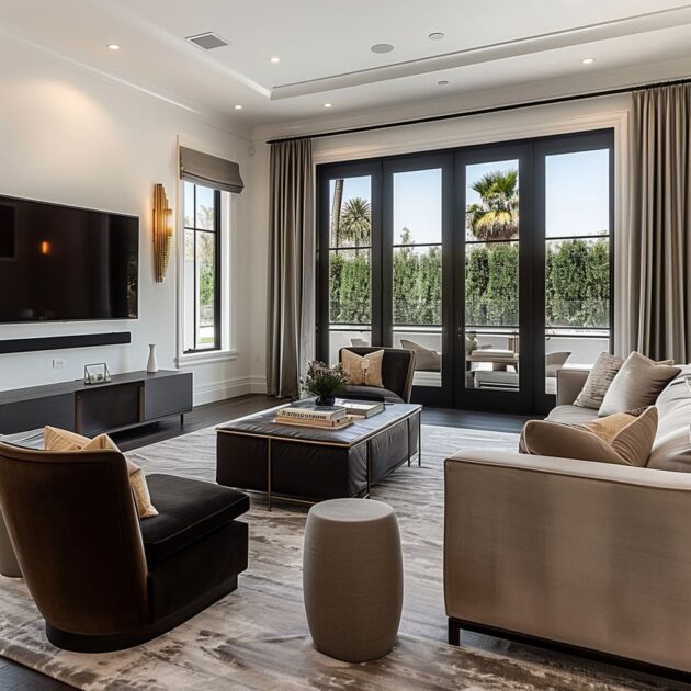 Designing Duality: Strength and Softness in Living Rooms