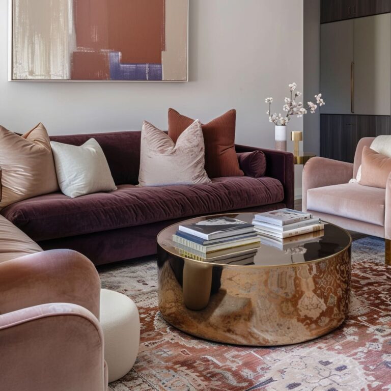 Elegance Woven: The Interplay of Plush Fabrics and Lustrous Metals in ...
