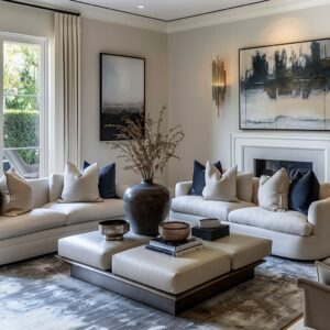 The Quiet Luxury of Transitional Living Room Interior Design