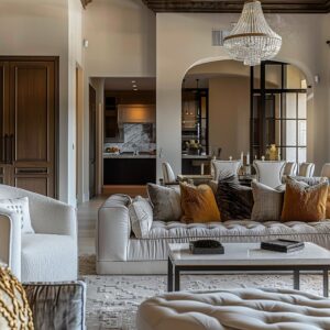 The Fusion of Structure, Material, and Light in Interior Design