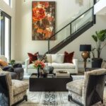 Architecture and Interior Design in 2-story House