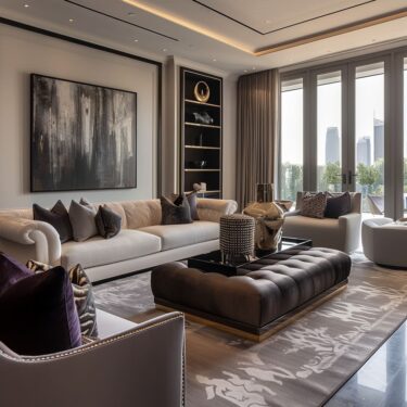 The Subtle Art of Upscale Living room Interior Design | FH