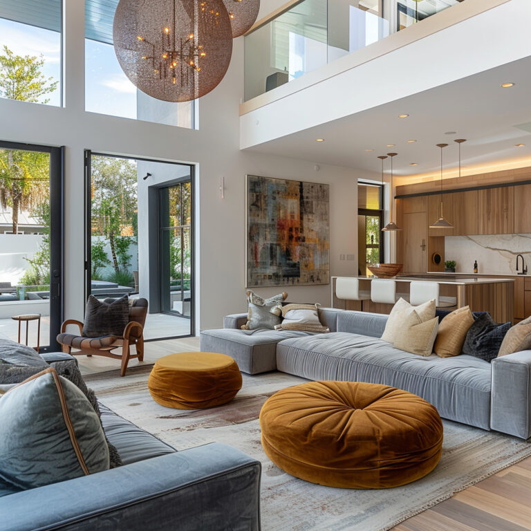 Harmonizing Space and Style: Modern Living Room Design | FH