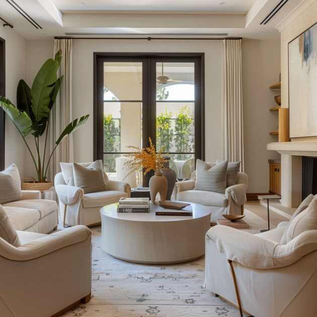 Contemporary Living Room Interiors with a Timeless Touch