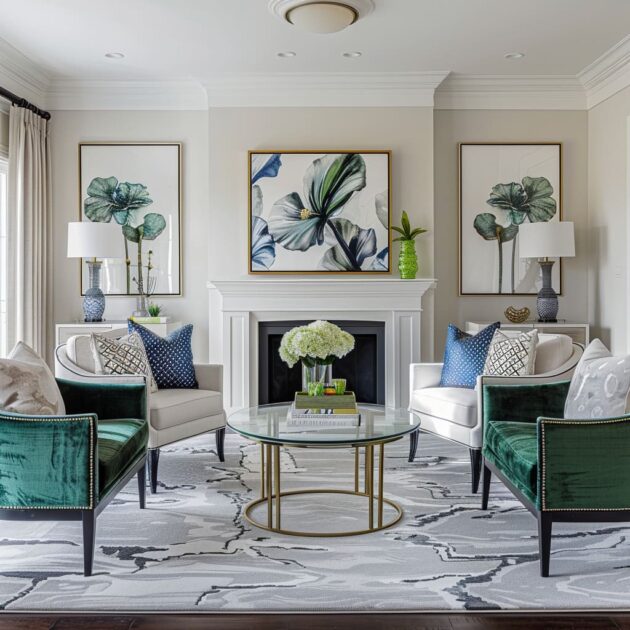 Multifaceted Role of Floral Patterns in Transitional Design