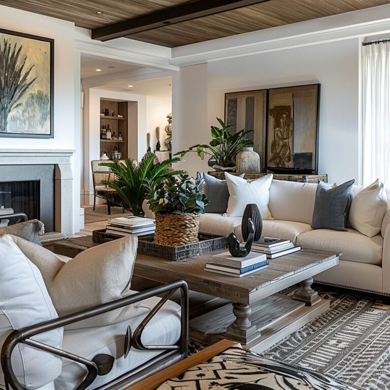 Ergonomics, Ambiance, and Continuity in Living Room Interior