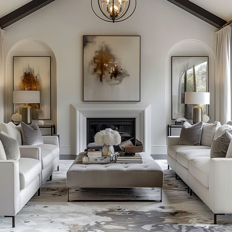 The Quiet Luxury of Transitional Living Room Interior Design