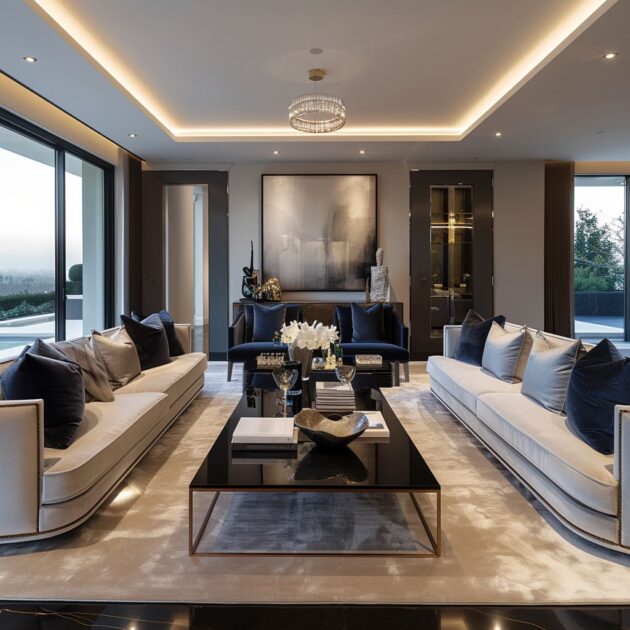 The Subtle Art of Upscale Living room Interior Design | FH