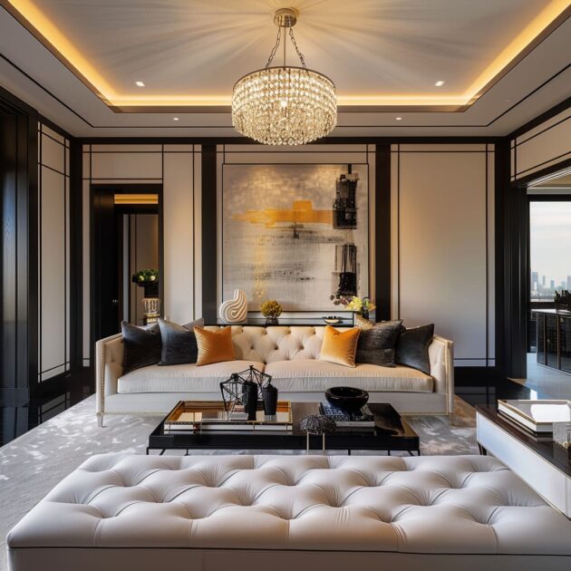 The Subtle Art of Upscale Living room Interior Design | FH