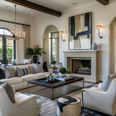 Ergonomics, Ambiance, and Continuity in Living Room Interior