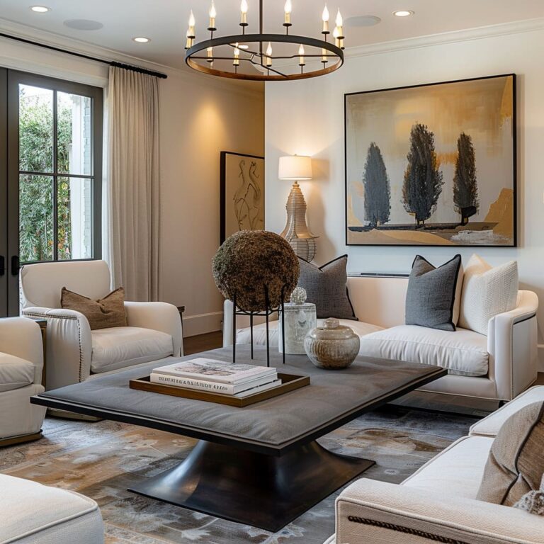 Ergonomics, Ambiance, and Continuity in Living Room Interior