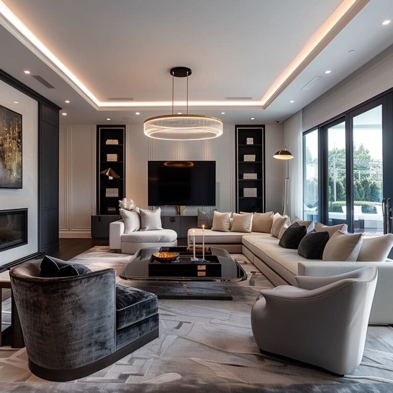 The Subtle Art of Upscale Living room Interior Design | FH