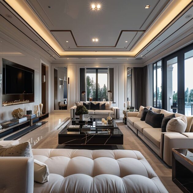 The Subtle Art of Upscale Living room Interior Design | FH