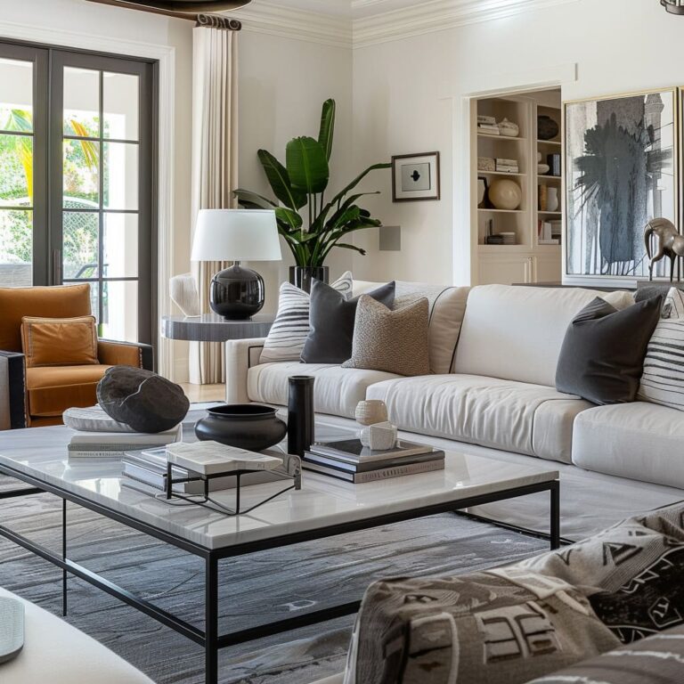 Ergonomics, Ambiance, and Continuity in Living Room Interior