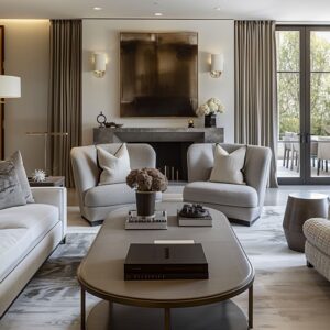 Crafting Cohesive Narratives in Home Decor in Luxury Transitional Style