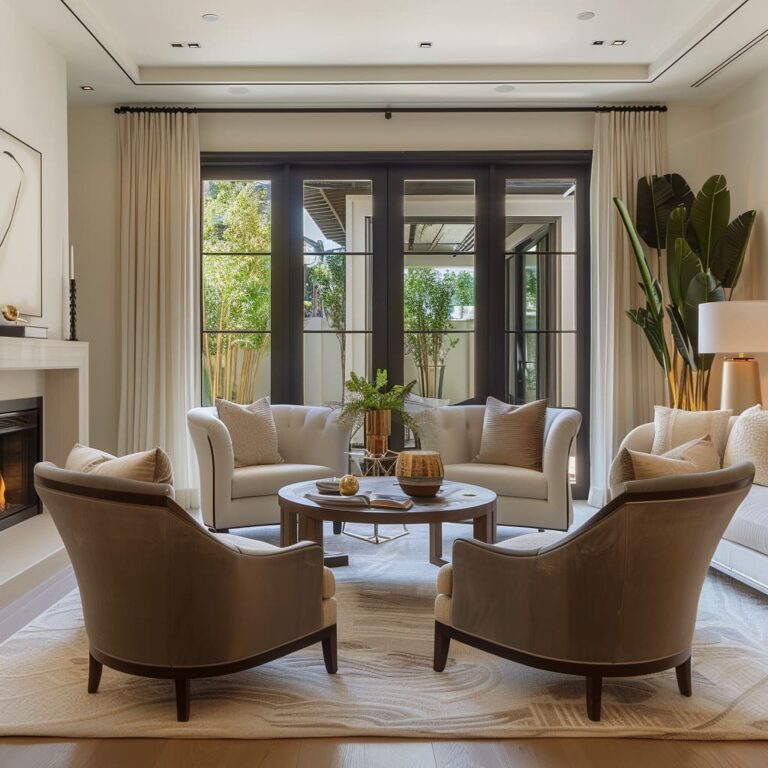 Calm, Light, and Spatial Beauty in Living Room Interiors