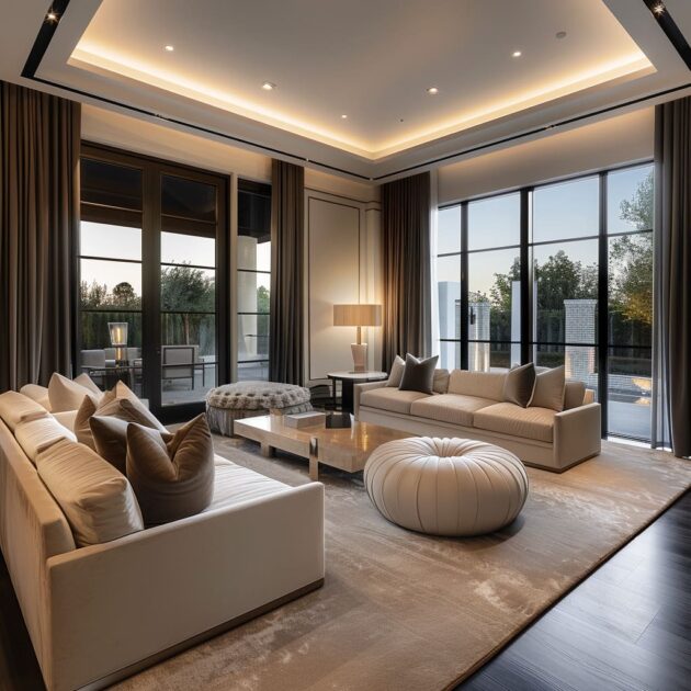 The Subtle Art of Upscale Living room Interior Design | FH