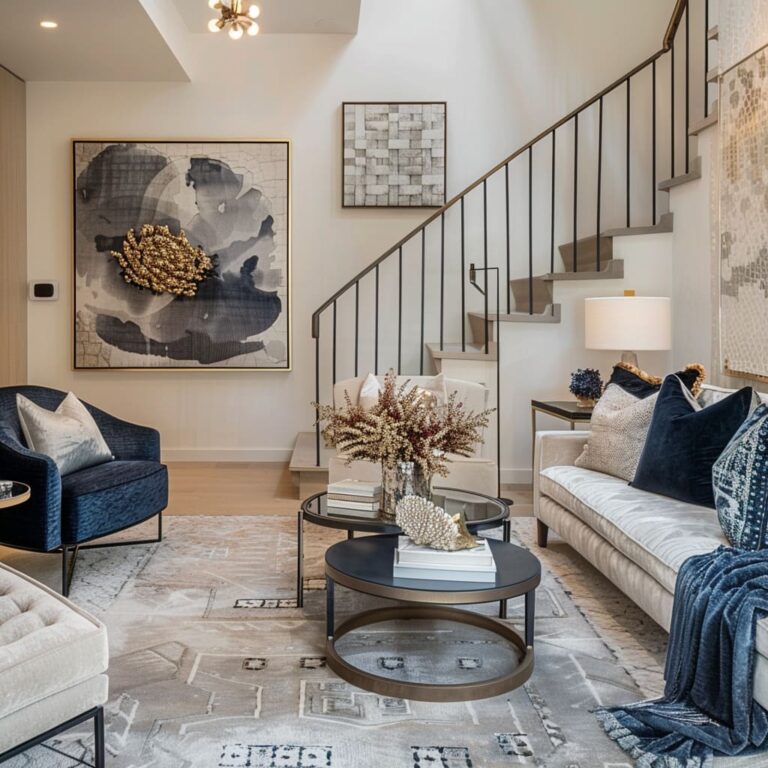 Architecture and Interior Design in 2-story House