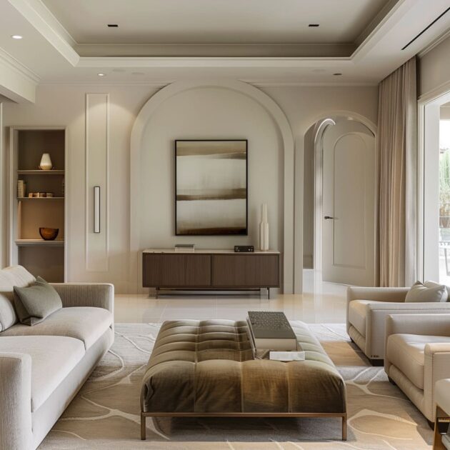 Delicate Dance of Contemporary Living Room Interior Design