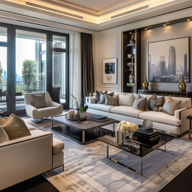 The Subtle Art of Upscale Living room Interior Design | FH
