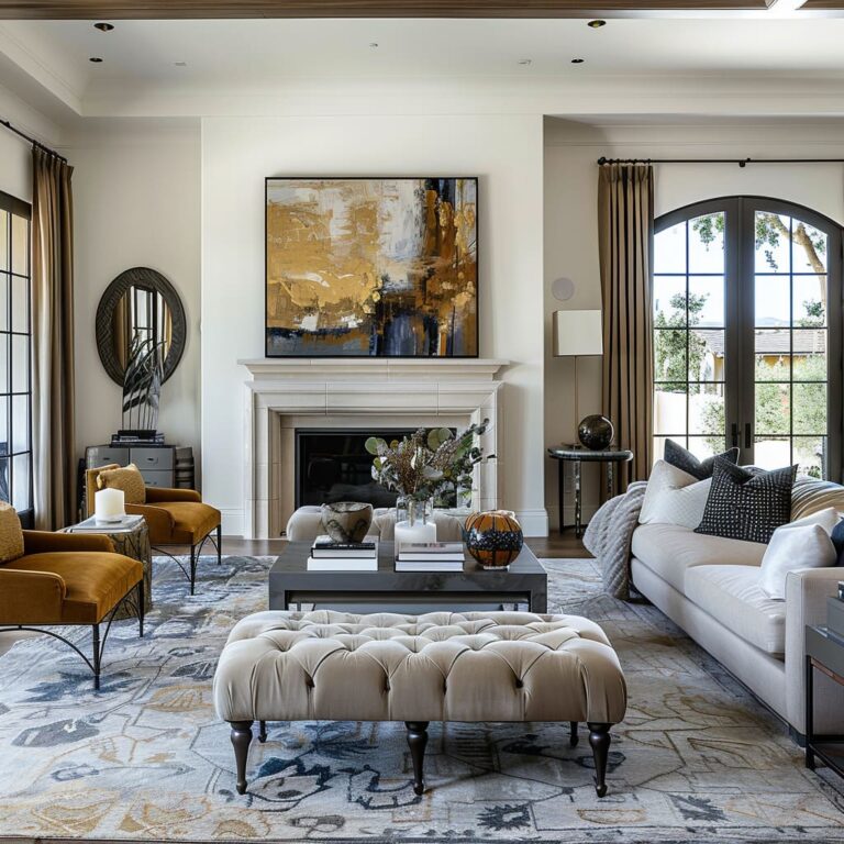 Ergonomics, Ambiance, and Continuity in Living Room Interior