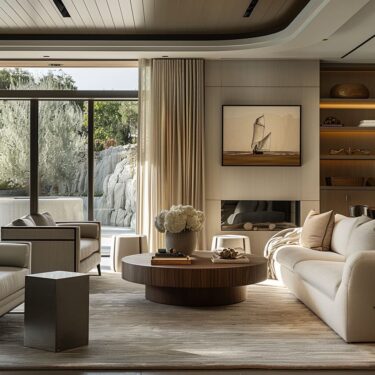 Calm, Light, and Spatial Beauty in Living Room Interiors