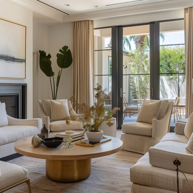 Calm, Light, and Spatial Beauty in Living Room Interiors