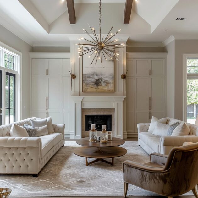 Calm, Light, and Spatial Beauty in Living Room Interiors