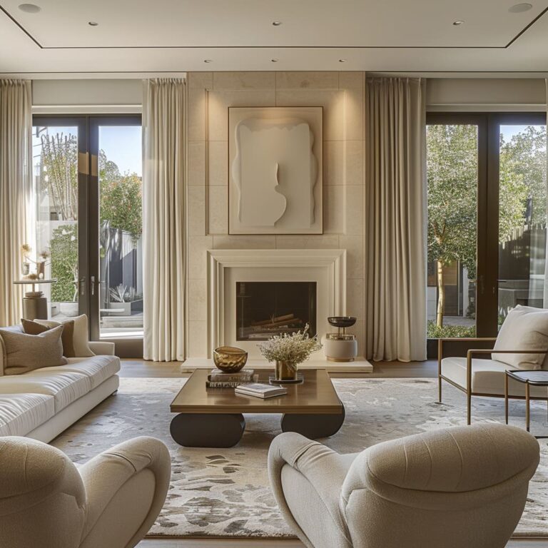 Contemporary Living Room Interiors with a Timeless Touch