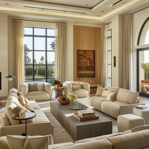 Contemporary Living Room Interiors with a Timeless Touch
