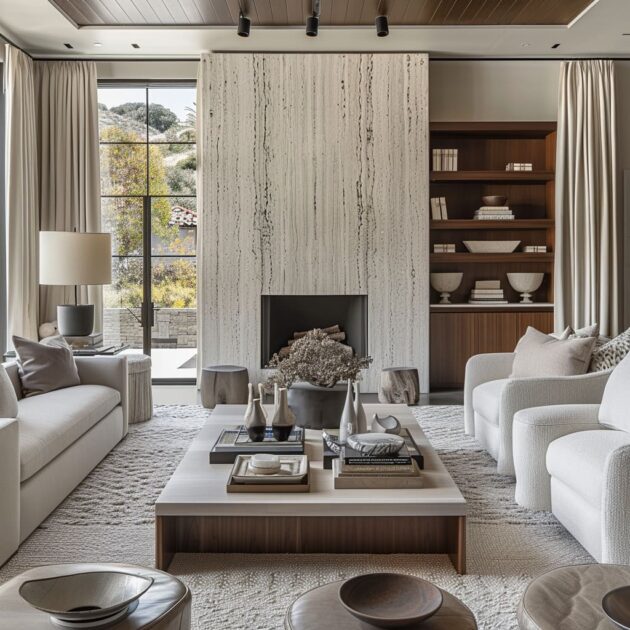 Calm, Light, and Spatial Beauty in Living Room Interiors