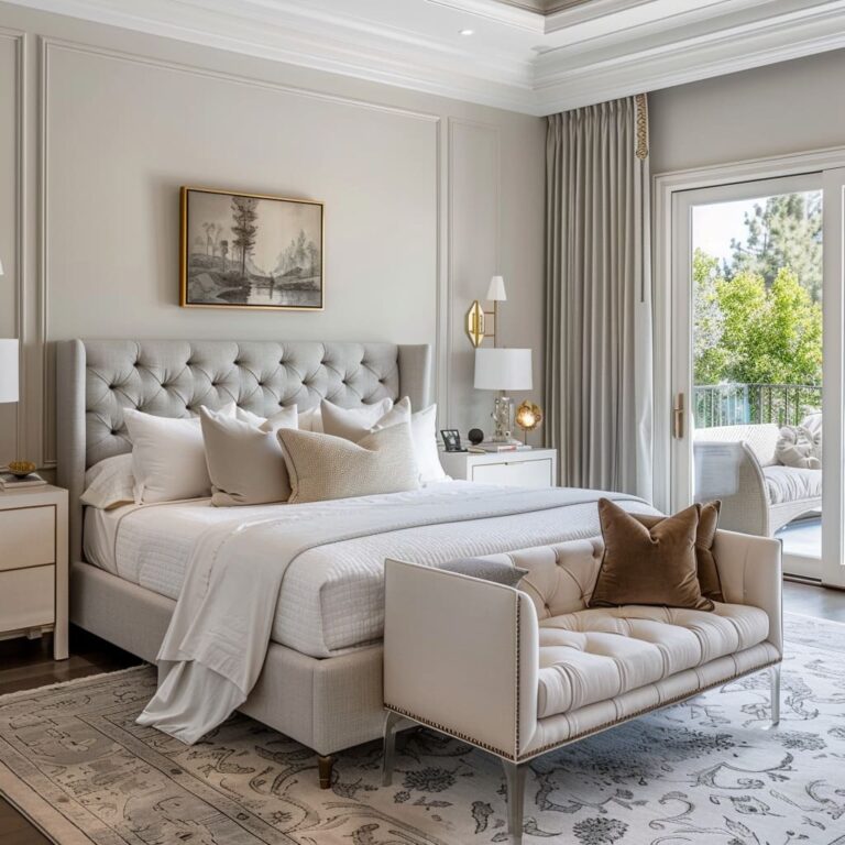 The Transitional Style Master Bedroom: Detailed Design Guide