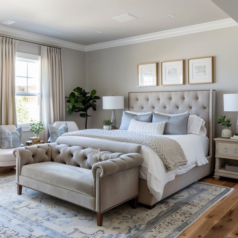 The Transitional Style Master Bedroom: Detailed Design Guide