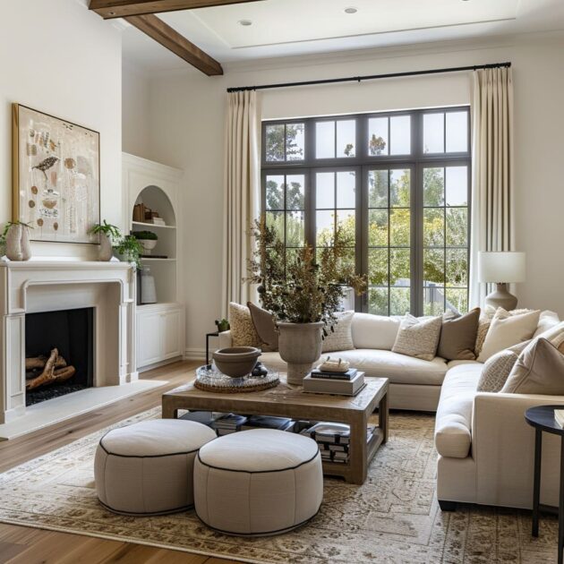 Timeless Living Room: A Modern Take on Classic Comfort