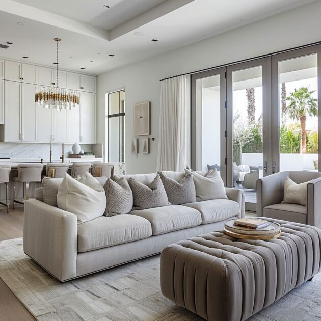 Detailed Guide to White Farmhouse Living Room Design | FH