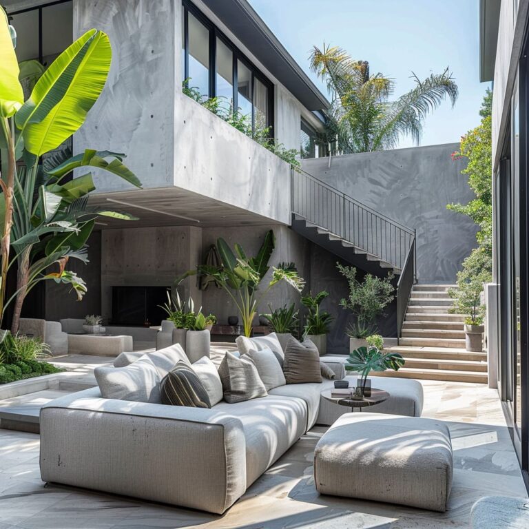 Monochrome Living Room: Luxury in Single-Color Home Design