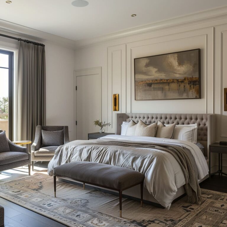 The Transitional Style Master Bedroom: Detailed Design Guide