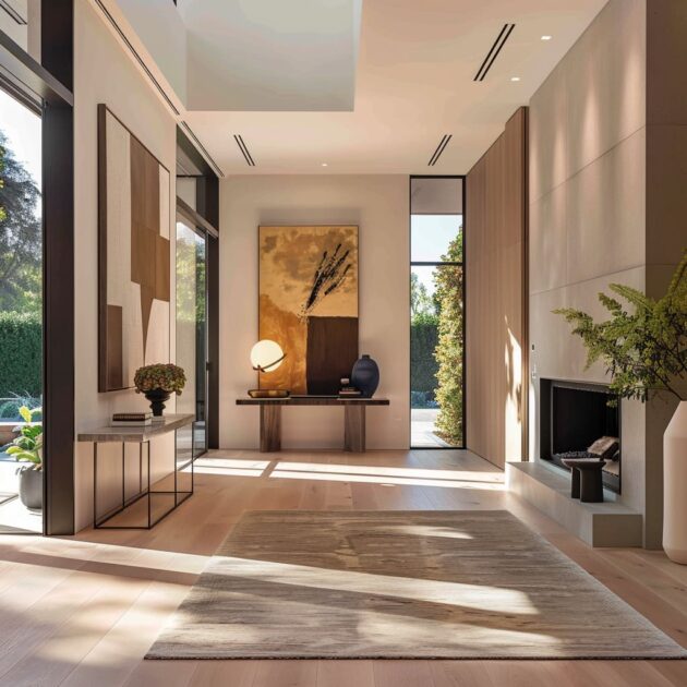 Modern House Interior Design: Zones and Structural Elements