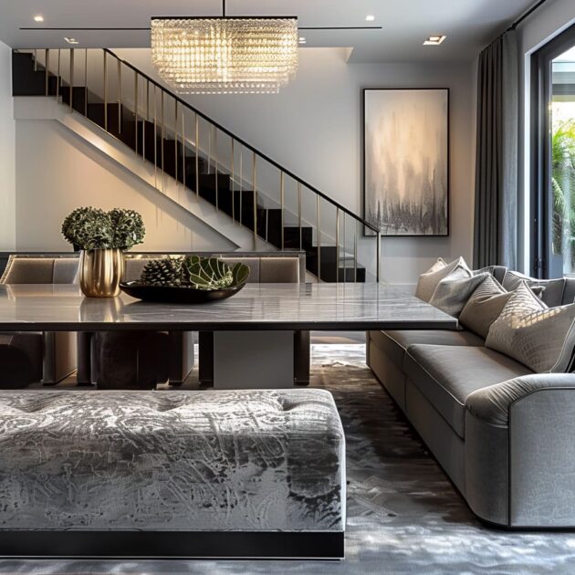 Monochrome Living Room: Luxury in Single-Color Home Design