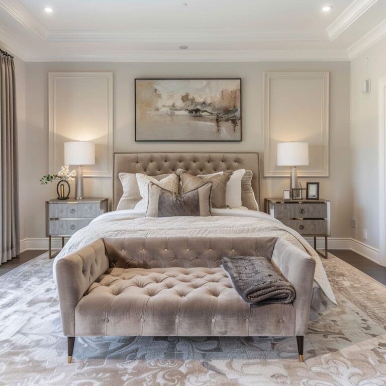 The Transitional Style Master Bedroom: Detailed Design Guide