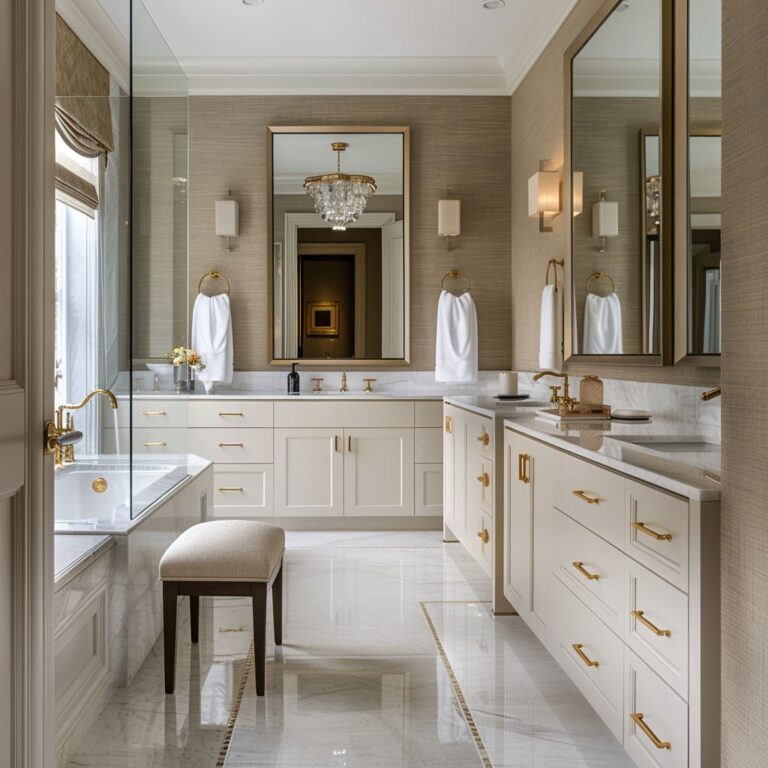 How To Make Transitional Style Bathroom Interior Design