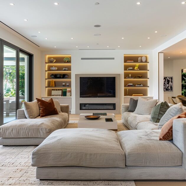 Modern Living Room Design: Functional Elegance and Comfort