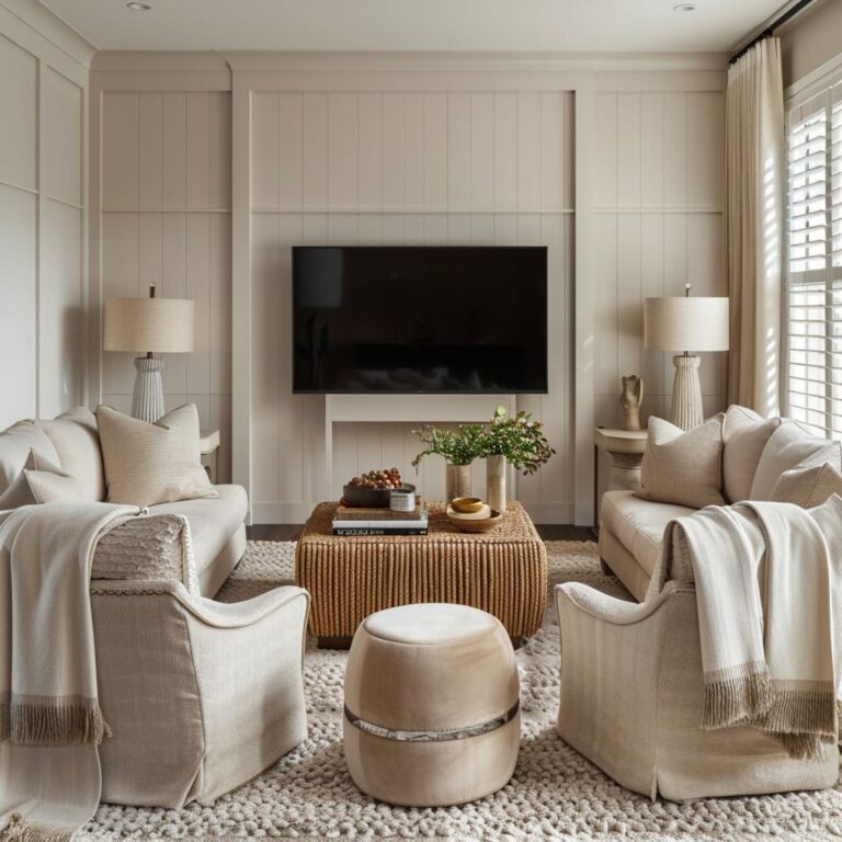 Material and Furniture Choices in Modern Farmhouse Interiors