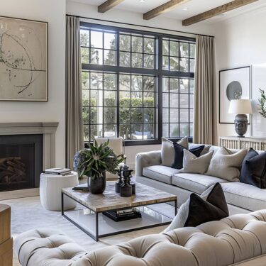 Timeless Living Room: A Modern Take on Classic Comfort